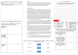 Outstanding English Language Paper 1- Revision Activities | Teaching ...