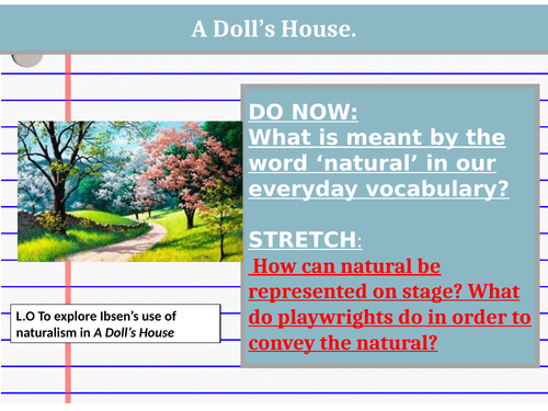 An Introduction to A Doll's House Henrik Ibsen | Teaching Resources