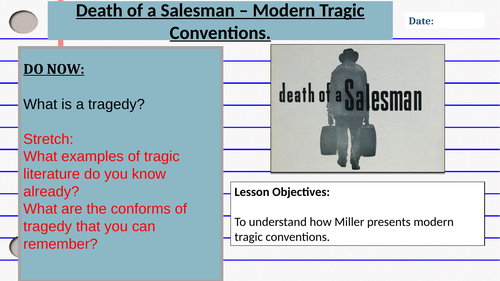 Death of a Salesman Act One Arthur Miller | Teaching Resources
