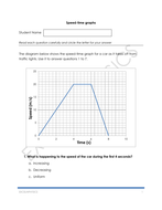 SPEED-TIME GRAPHS | Teaching Resources