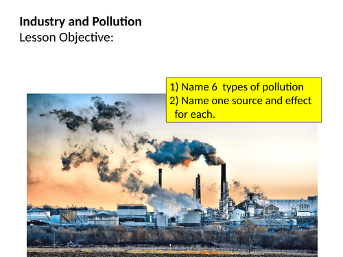 Industry and Resources KS3 | Teaching Resources