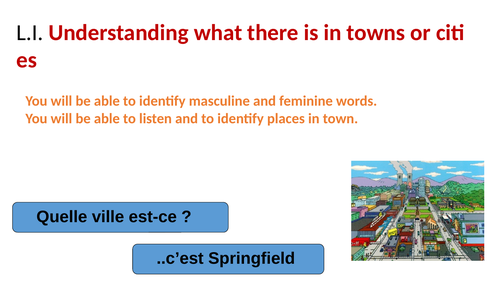 My Town/ Ma ville | Teaching Resources