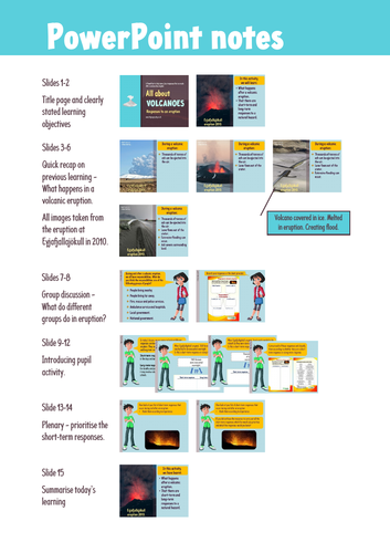 Volcanoes - Responses to an eruption (Complete lesson) | Teaching Resources