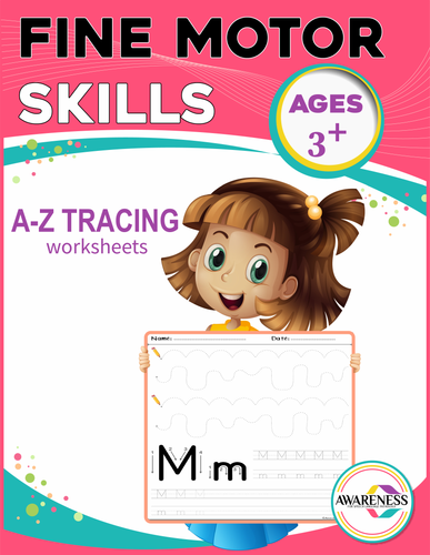Fine Motor Skill Activity: Alphabet Tracing Worksheets | Teaching Resources