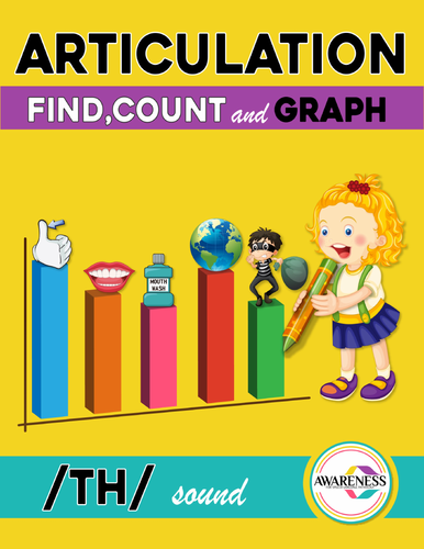 Articulation Activity; /Th/ sound Worksheets Find, Count and Graph ...