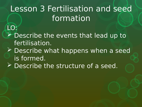 Plant reproduction topic: IGCSE Biology | Teaching Resources
