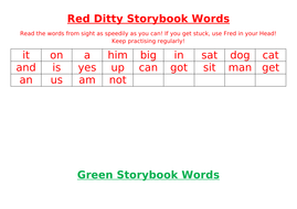Read Write Inc Speedy Story Word Grids | Teaching Resources