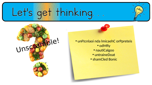 AQA GCSE Food Preparation & Nutrition section 2 lesson 4 | Teaching ...