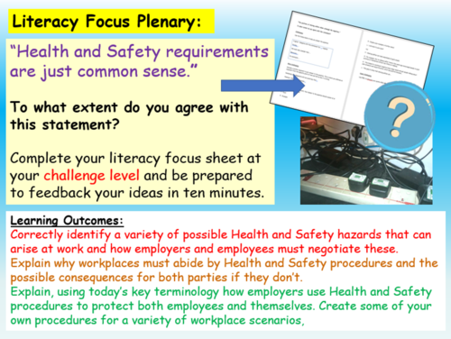 Careers : Health + Safety | Teaching Resources