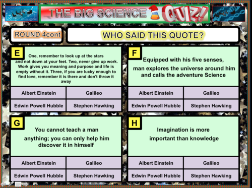 End of Year Science Christmas Quiz | Teaching Resources