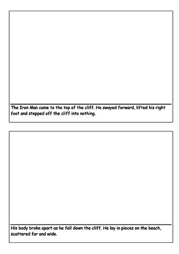 Iron Man Storyboard & Summary | Teaching Resources