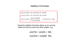 Proof of Addition Formulae and Application (Trigonometry) | Teaching ...