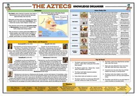 The Aztecs Knowledge Organiser/ Revision Mat! | Teaching Resources