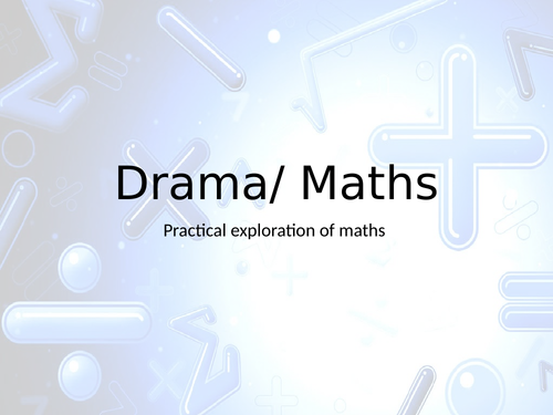 Drama/ Maths starters | Teaching Resources