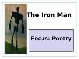 Iron Man Poetry Unit of Work + Resources by Lresources4teachers ...