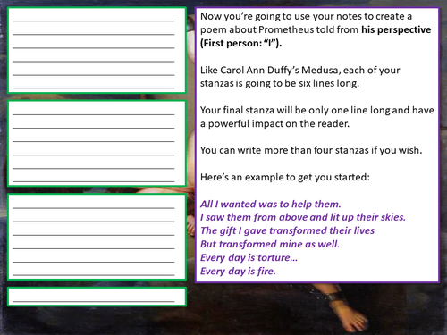 Writing Poetry - Prometheus | Teaching Resources