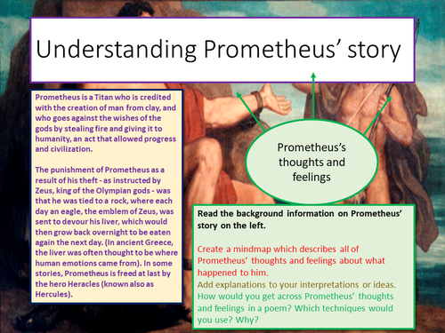 Writing Poetry - Prometheus | Teaching Resources