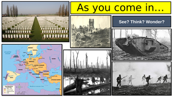 World War One Overview Lesson | Teaching Resources