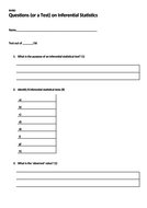 Inferential Statistics for A Level Psychology (Bundle - lesson ...