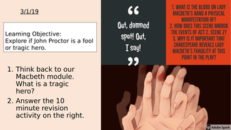 The Crucible Act 4 | Teaching Resources