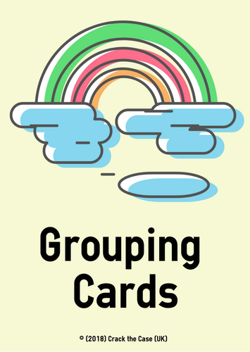 Grouping Cards - Great for Classroom Management | Teaching Resources