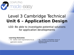 Cambridge Technicals IT Level 3 - Unit 6 LO2 Teacher Slides | Teaching ...