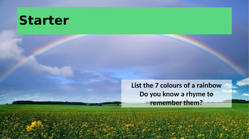 Light Topic - Year 7 KS3 | Teaching Resources