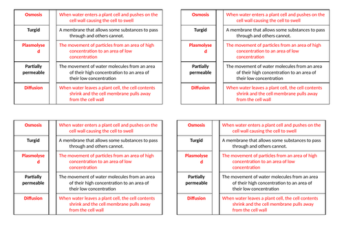 AQA GCSE BIOLOGY B1.3 Transport across cell membranes | Teaching Resources