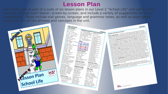 PRIMARY KS2/3 FRENCH LESSON: School day routine & activities; time on ...