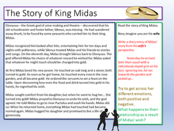 Carol Ann Duffy - Mrs Midas | Teaching Resources