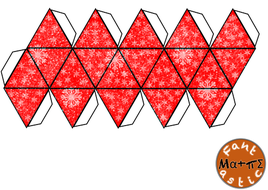 Christmas Icosahedron Nets | Teaching Resources