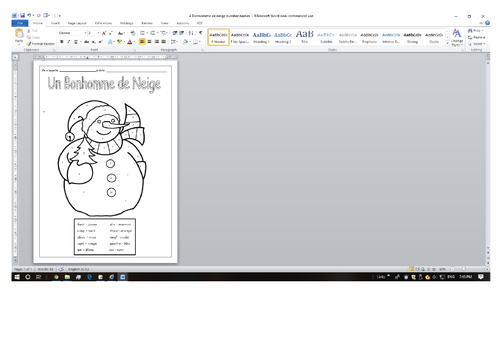 FRENCH - CHRISTMAS - NOËL - Colour by numbers - Worksheets | Teaching ...