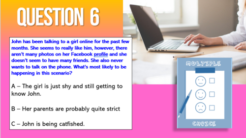 Online Safety / Social Media Safety Quiz PSHE | Teaching Resources