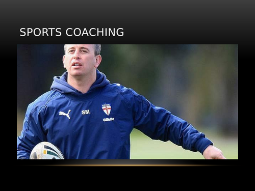 Sports Coaching Level 3 Sport NCFE | Teaching Resources