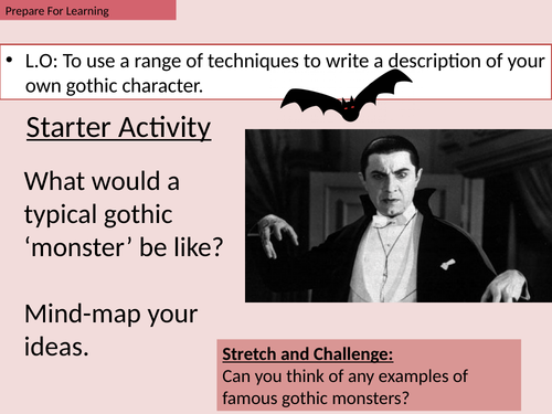 Gothic Horror - Full Scheme of work for the KS3 unit. Lessons and ...