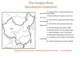 10 Facts about the Yangtze River by tjflynn17 | Teaching Resources