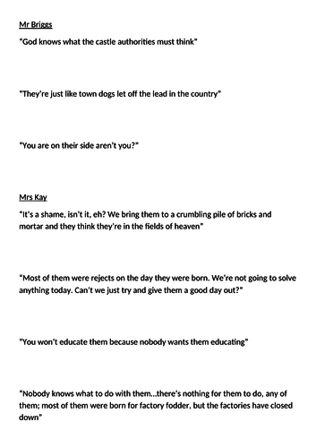 Our Day Out - Willy Russell | Teaching Resources