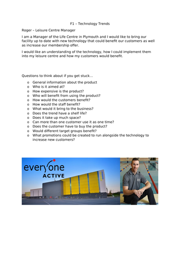 Unit 22 - Investigating Business in Sport: Specification F | Teaching ...