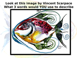 Year 6 Taster Day Art Activity - Topic: Fish (Jason Scarpace ...
