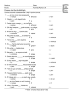 Linking Words and Connectors Spanish Multiple Choice Exam | Teaching ...
