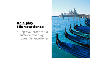 AQA GCSE 1-9 Spanish Speaking Role Play Theme 2 Holidays | Teaching ...