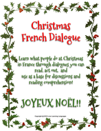 French Christmas skit and reading comprehension - Noël - Mini-dialogue ...