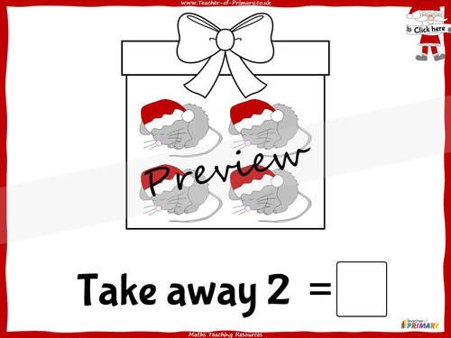 Christmas Adding and Taking Away - EYFS | Teaching Resources