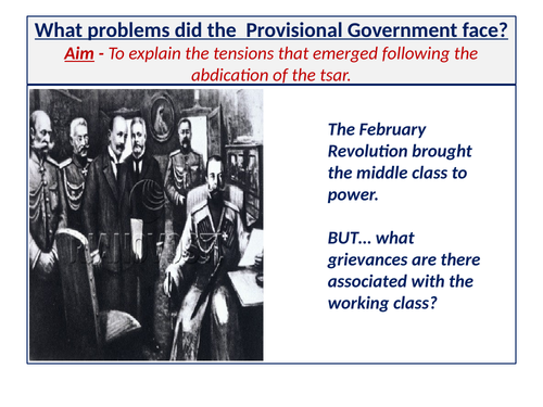 The Bolshevik Revolution, 1917 | Teaching Resources