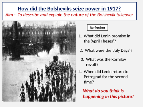The Bolshevik Revolution, 1917 | Teaching Resources