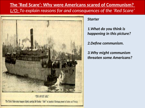The Red Scare | Teaching Resources