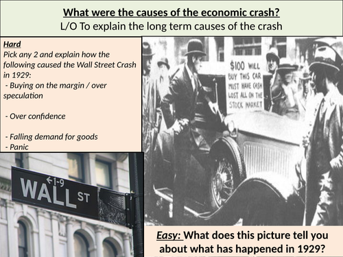 The Wall Street Crash | Teaching Resources
