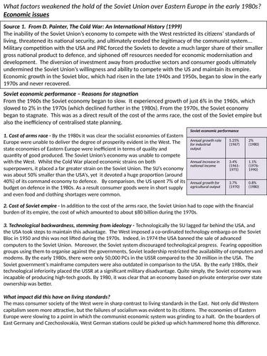 End of the Cold War | Teaching Resources