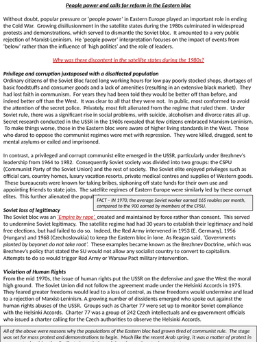 End of the Cold War | Teaching Resources