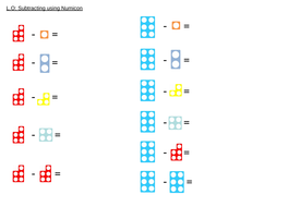 Subtraction with Numicon | Teaching Resources